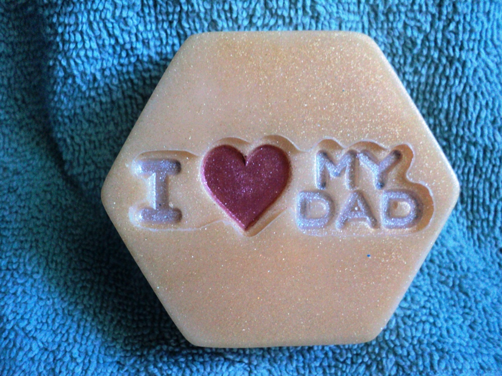 Father's Day Soap - I Love My Dad - Hugo Boss Scent on Luulla